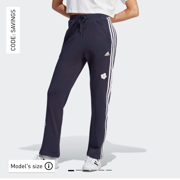 adidas | Pants & Jumpsuits | Iso Adidas Chenille Flower Patch Joggers ...